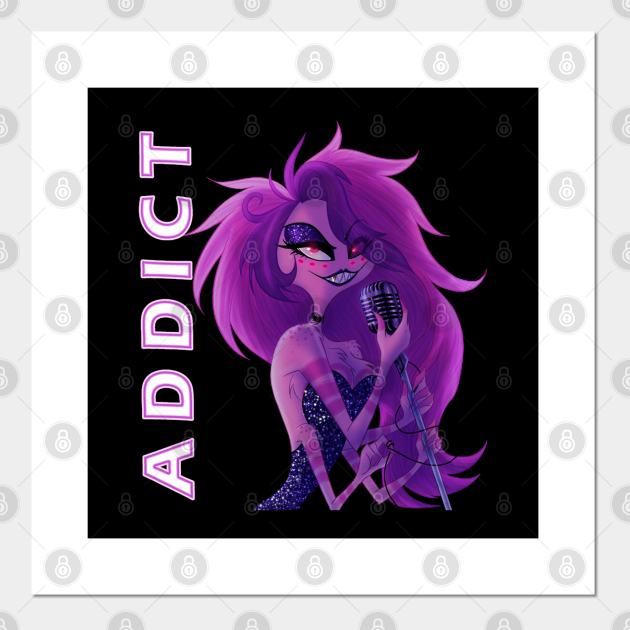 Angel Dust Addict - Hazbin Hotel Angel Dust - Posters and Art Prints ...