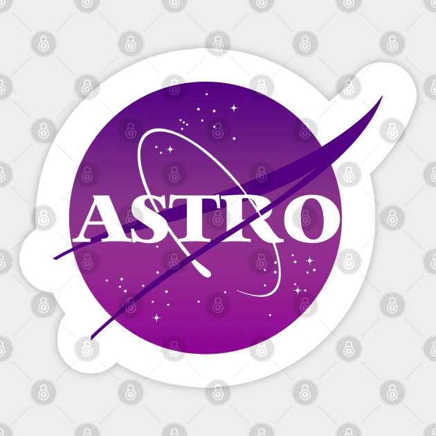 ASTRO (NASA) - Astro - Sticker | TeePublic