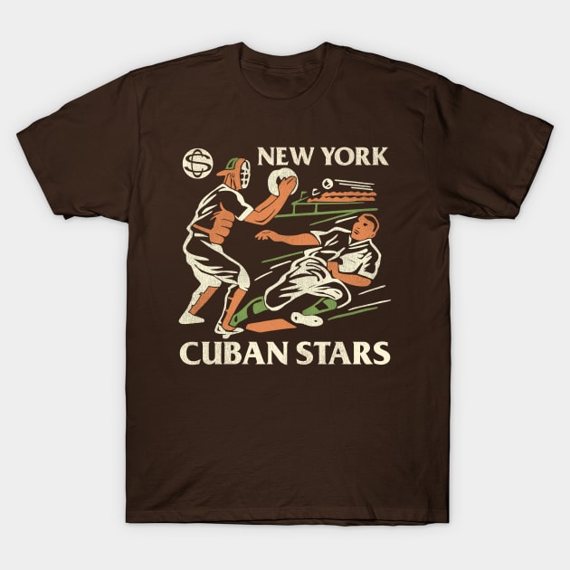 Defunct New York Cuban Stars Baseball Team - Baseball - T-Shirt | TeePublic