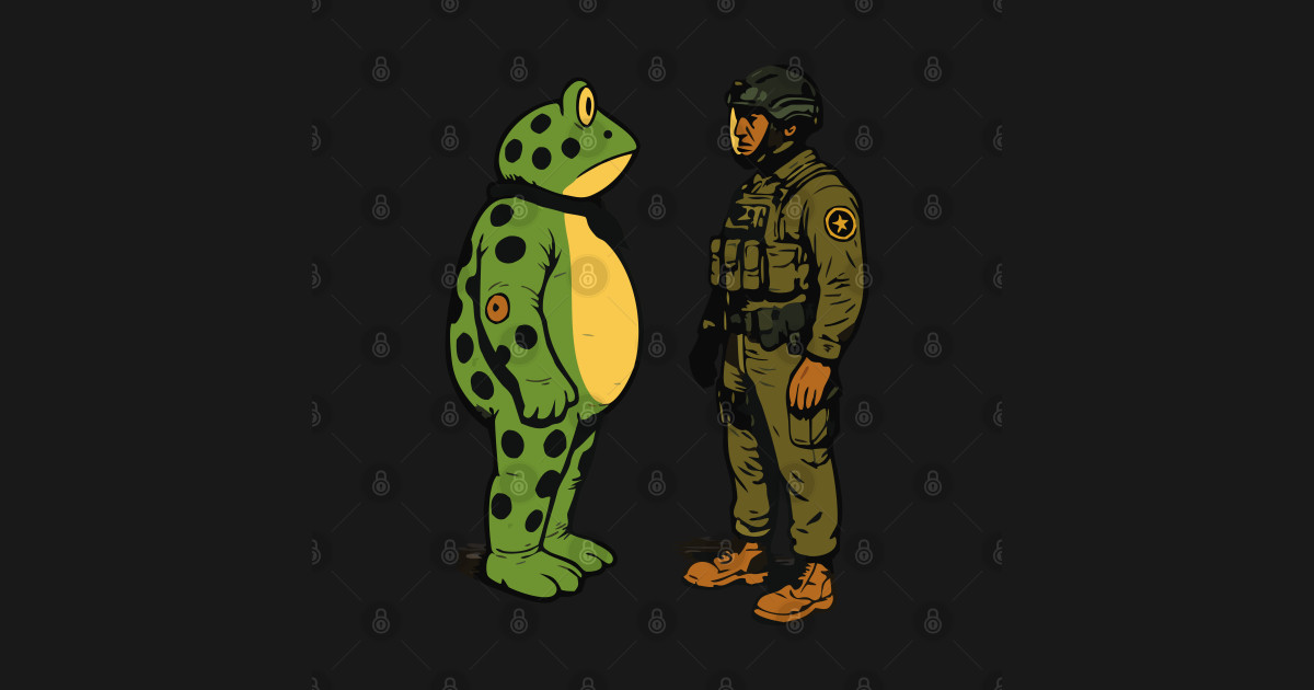 Resist-Portland-Frog - Portland Frog - T-Shirt | TeePublic