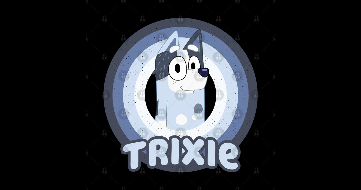 Trixie Circle - Bluey - Sticker | TeePublic