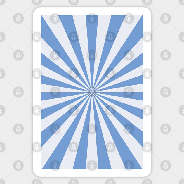 Light Blue sun ray pattern - Rays - Sticker | TeePublic