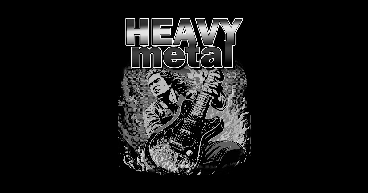 heavy metal - Heavy Metal - Sticker | TeePublic