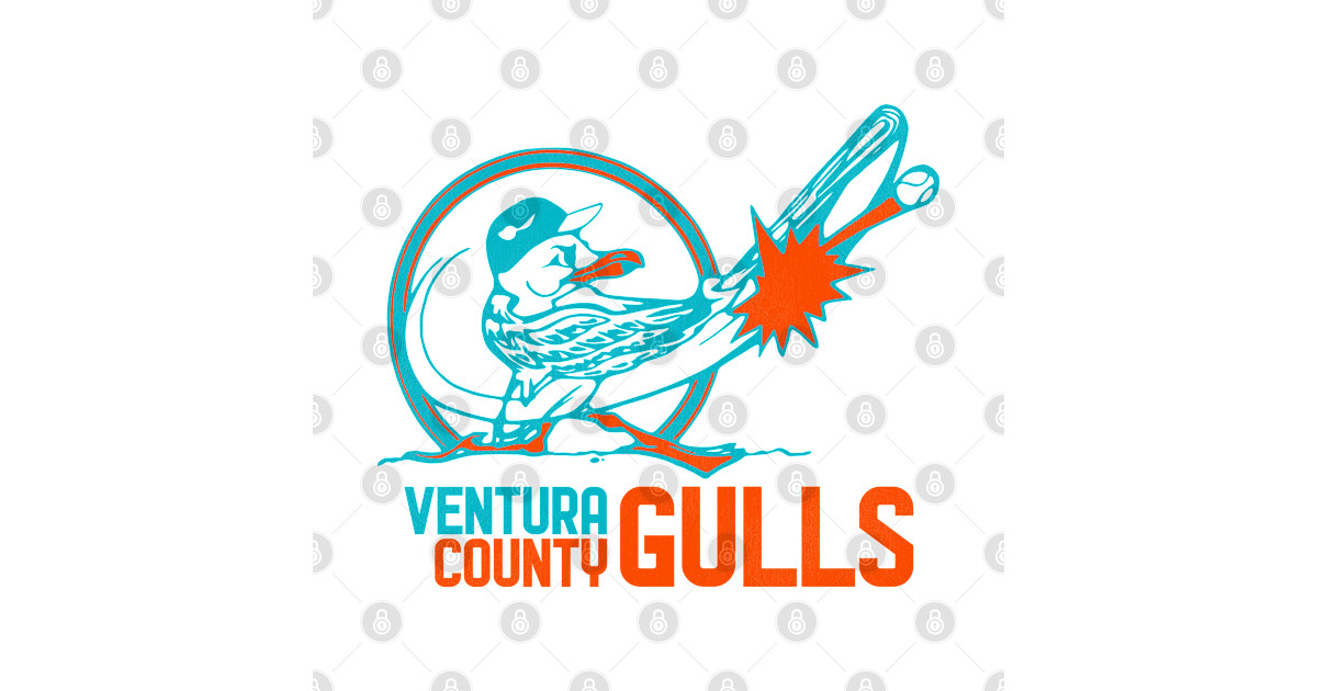 Defunct Ventura County Gulls Baseball Team - Baseball - T-Shirt | TeePublic