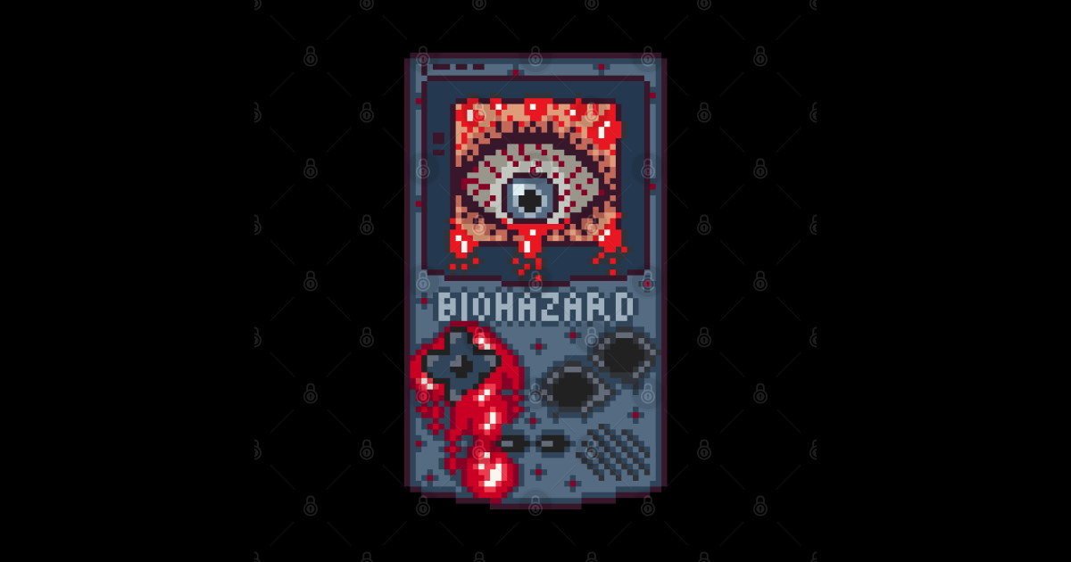 Resident Evil Pixel Art - Resident Evil - Sticker | TeePublic