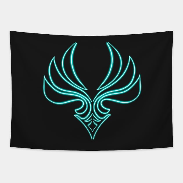 Genshin Impact - Anemo Logo - Genshin - Tapestry | TeePublic