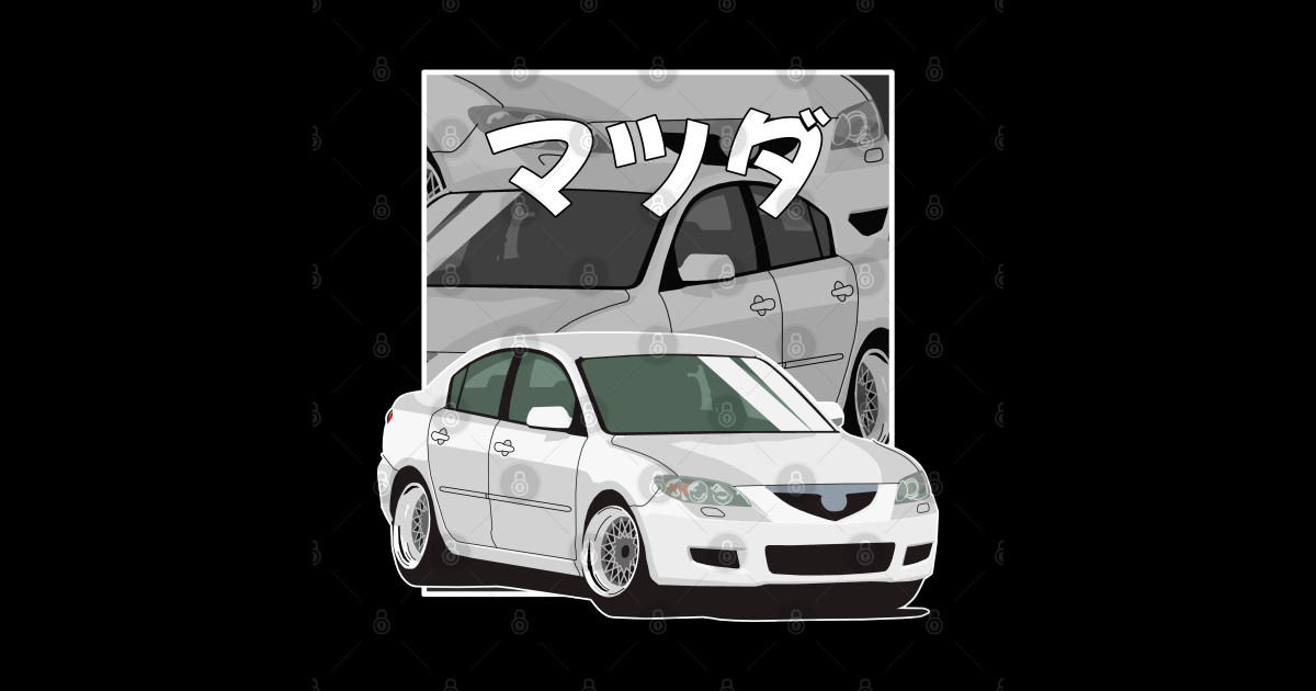 Mazda 3 MPS - Mazda3 - Sticker | TeePublic