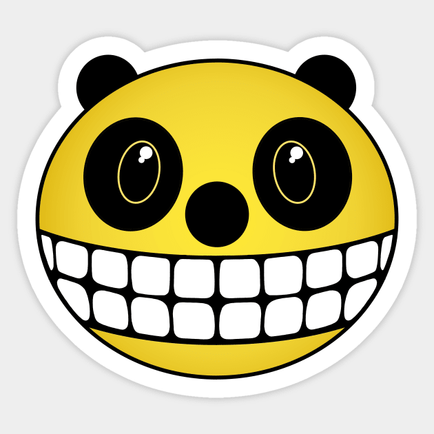 smiley face panda