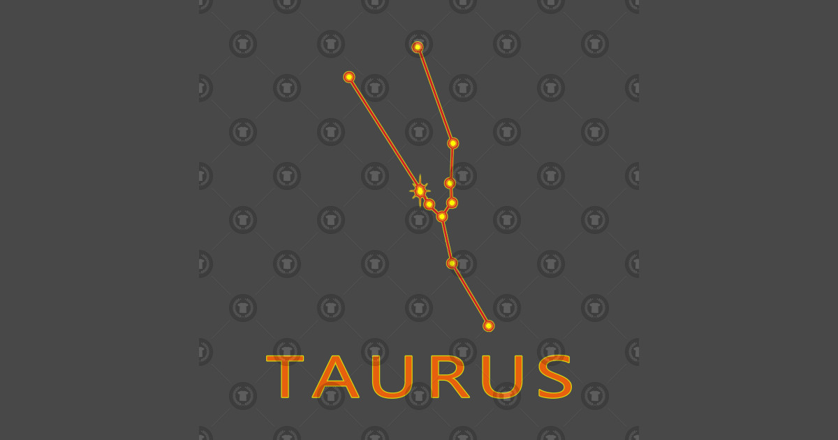 Taurus Zodiac Astrology Constellation Star Chart - Taurus - T-Shirt ...