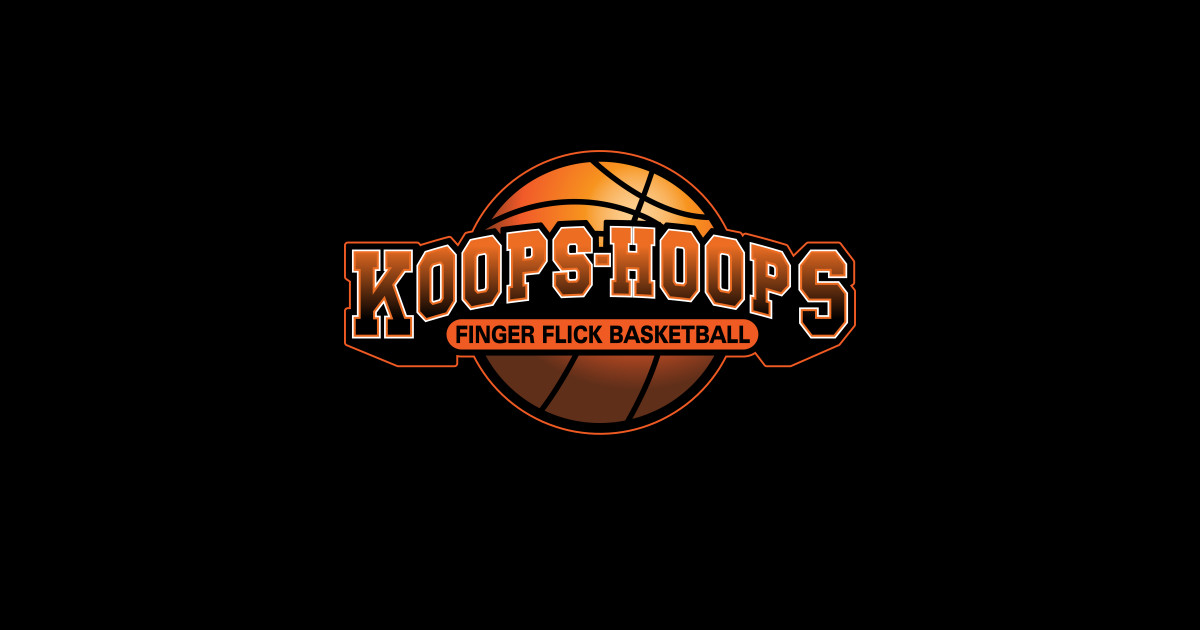Koops Hoops Finger Flick Basketball - Koops Hoops - Sticker | TeePublic
