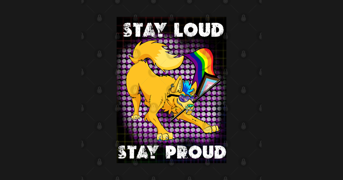 Big Rad Wolf Pride (ver 2) - Lgbtqia - T-Shirt | TeePublic