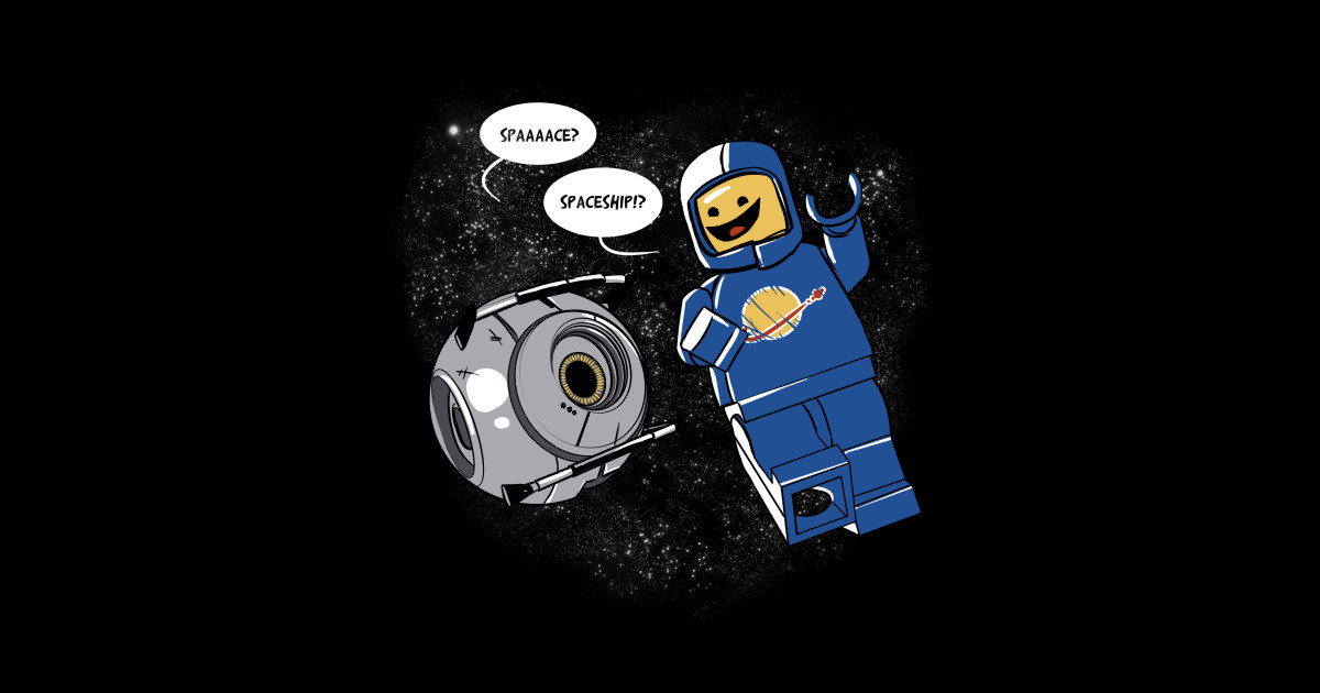 Spaaaaccceee?? - Benny The Spaceman - Sticker | TeePublic