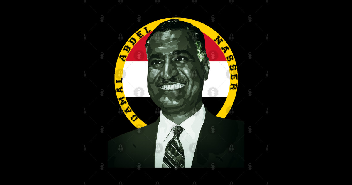 Vintage Gamal Abdel Nasser Egypt portrait leader - Gamal Abdel Nasser ...