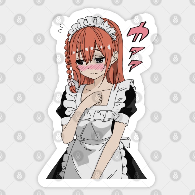 Sumi Chan Maid Costume - Sumi Sakurasawa Kawai - Sticker | TeePublic