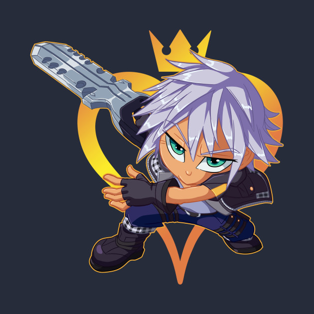 Riku Chibi - Kingdom Hearts - T-Shirt | TeePublic
