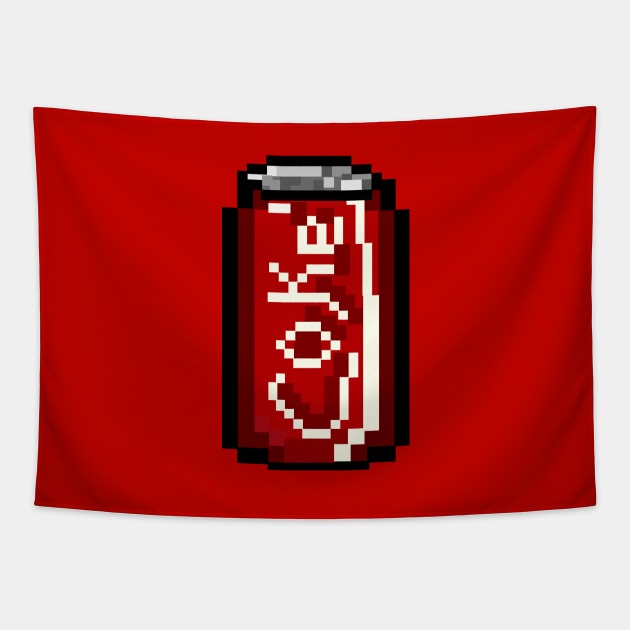 COKE PIXEL ART - Coca Cola - Tapestry | TeePublic