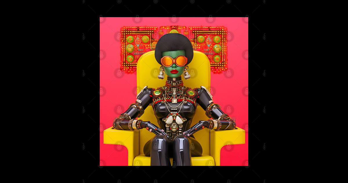 Cyberpunk Mystique - Cyberpunk - Sticker | TeePublic