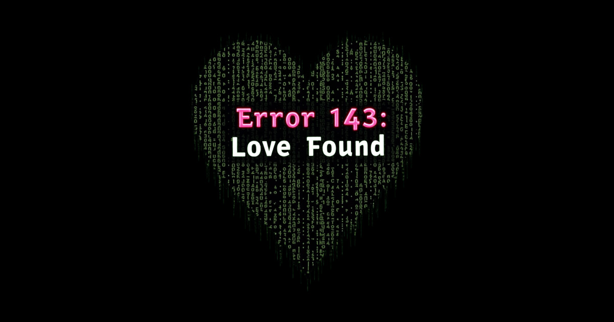 Error 143: Love Found - Valentines 2025 - Valentines Day - Tapestry | TeePublic