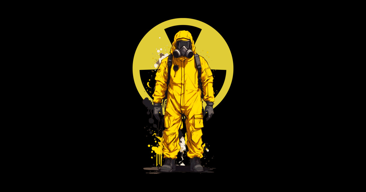 Hazmat Suit Gas Mask - Hazmat Suit - Sticker | TeePublic