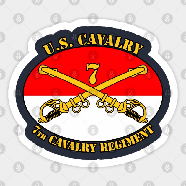 7th Cavalry Regiment - 7th Cavalry Regiment - Sticker | TeePublic
