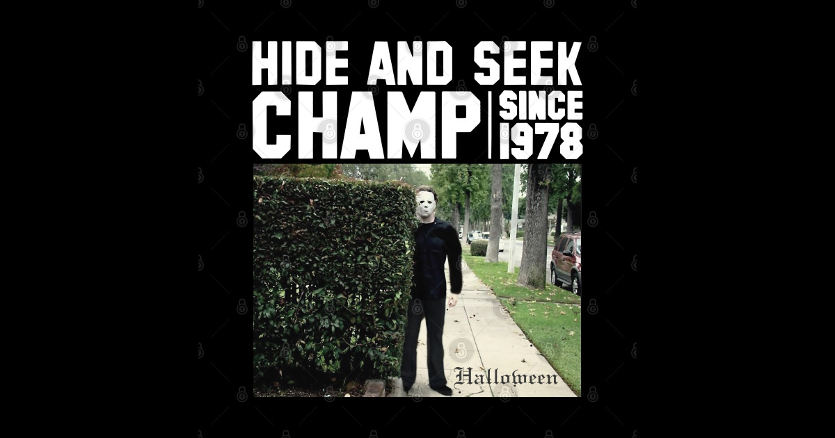 Hide And Seek Camp 1978 Michael Myers Sticker Teepublic 4606
