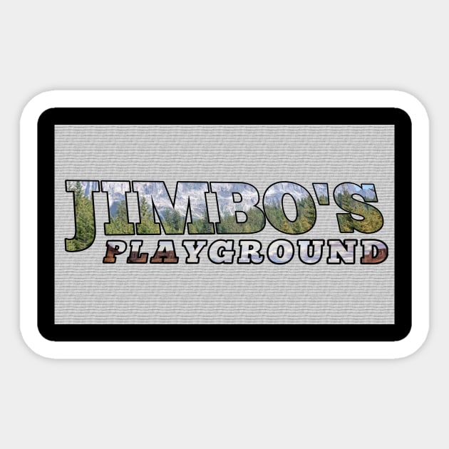 Jimbo's Playground - Adventure - Sticker | TeePublic