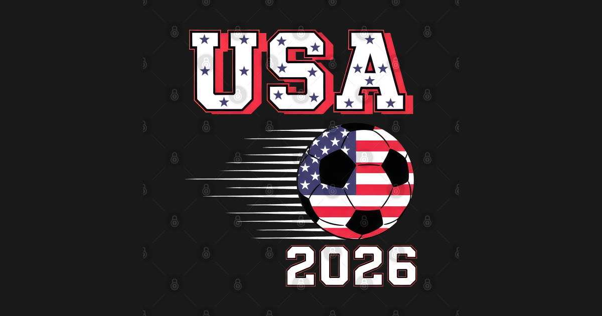 Back Print World Cup 2026 USA North America Soccer Supporters Fans Gift ...