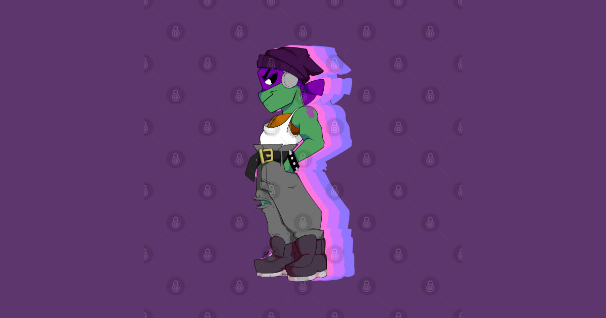 Punk Donnie - Rottmnt - Long Sleeve T-Shirt | TeePublic