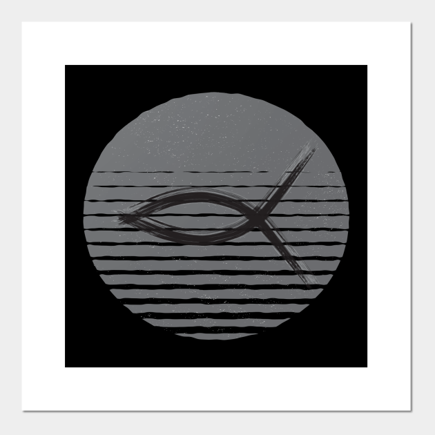 Ichthys Fish Christianity - Ichthys - Posters and Art Prints | TeePublic