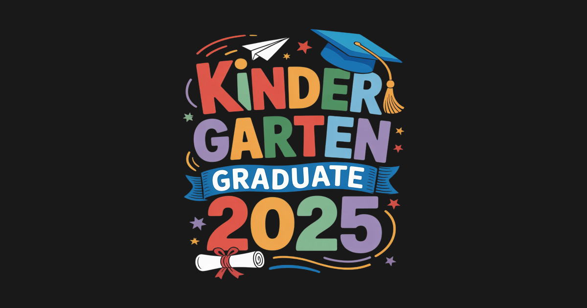 Kindergarten Graduate 2025 Prek Graduation Girls Kids Boys ...