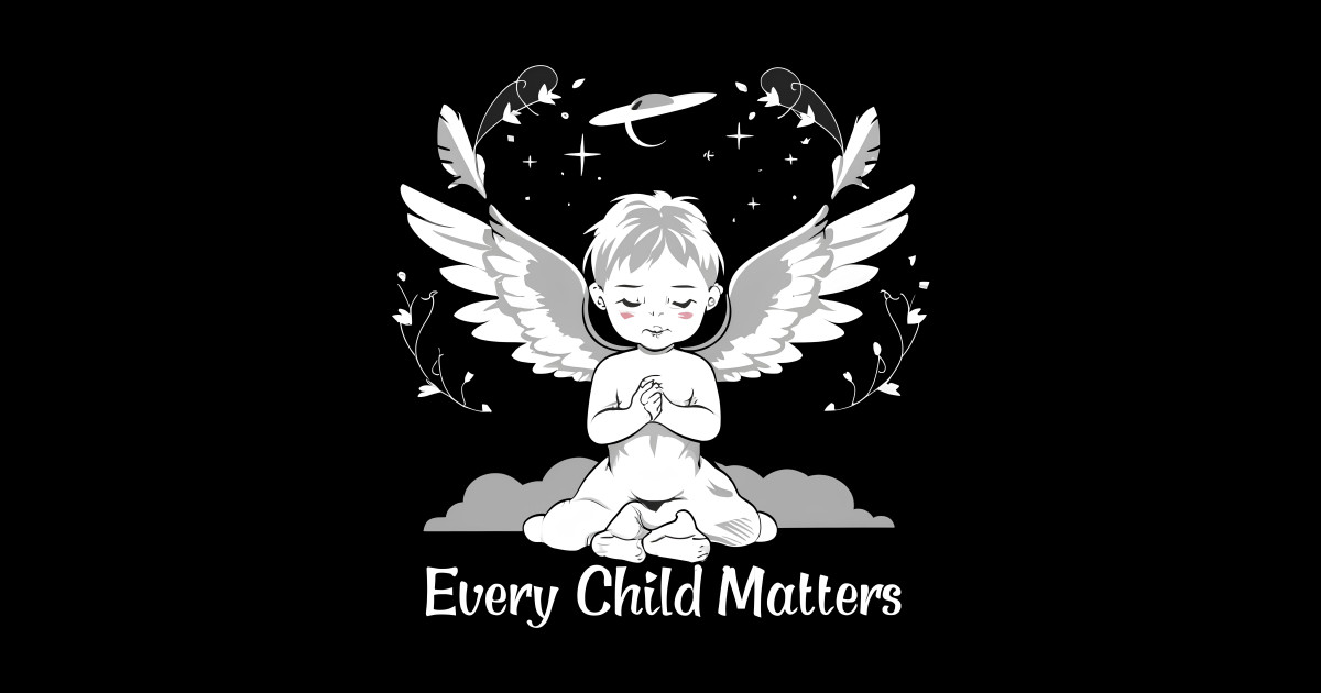 Every Child Matters Baby Angel - Every Child Matters - Sticker | TeePublic
