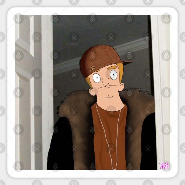 Burgers memes Shithead Jimmy Jr - Shithead Jimmy Jr - Sticker | TeePublic