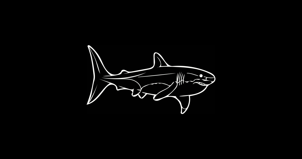 Great White - Animals - Sticker | TeePublic
