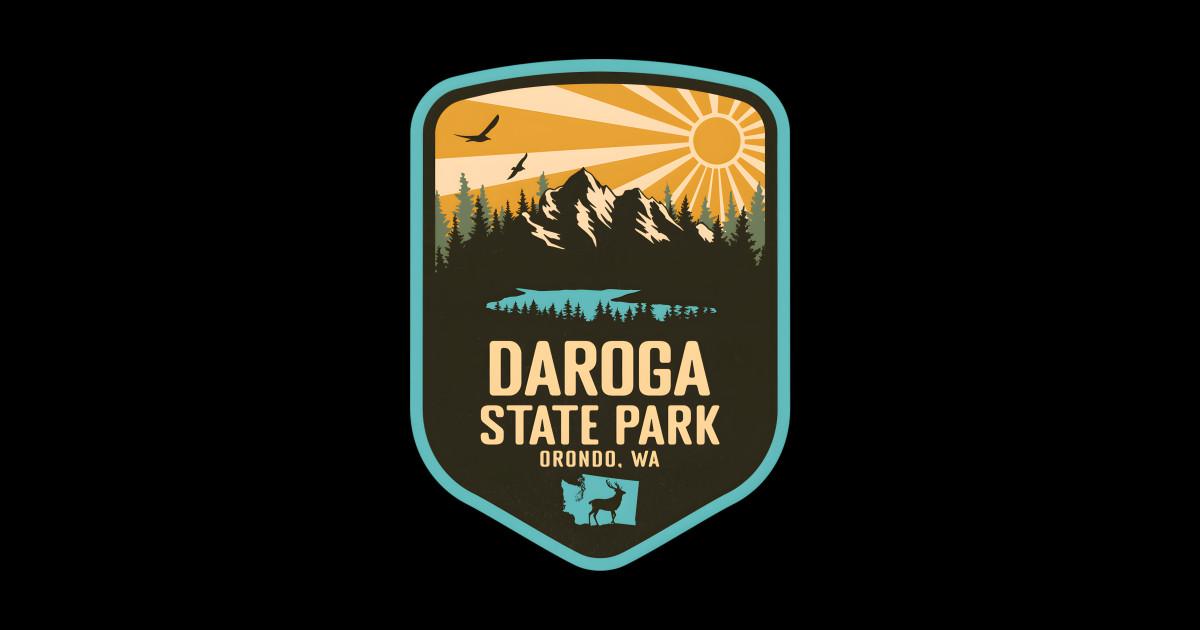 Daroga State Park Washington - Daroga - Sticker | TeePublic