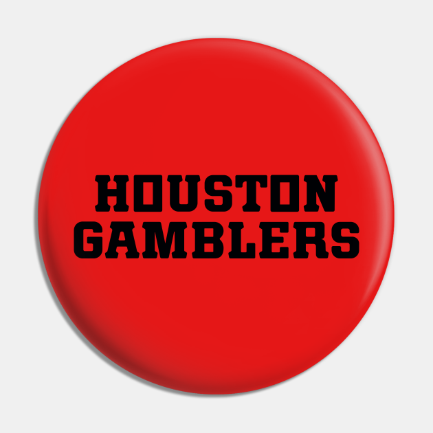 Houston Gamblers 2022 Logo Retro Football Throwback Black Wordmark ...