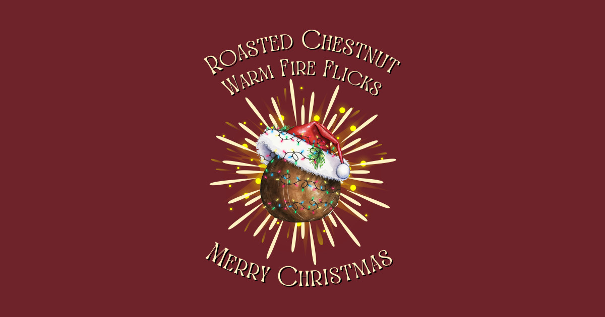 Santa's Chestnut Delight: Merry Christmas - Christmas - T-Shirt | TeePublic