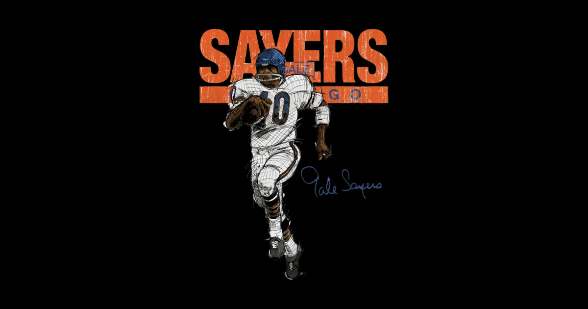 Gale Sayers Chicago Sketch - Gale Sayers - Posters and Art Prints ...