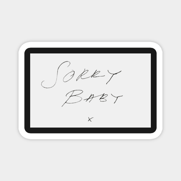 Sorry Baby x - Killing eve Note - Killing Eve - Magnet | TeePublic