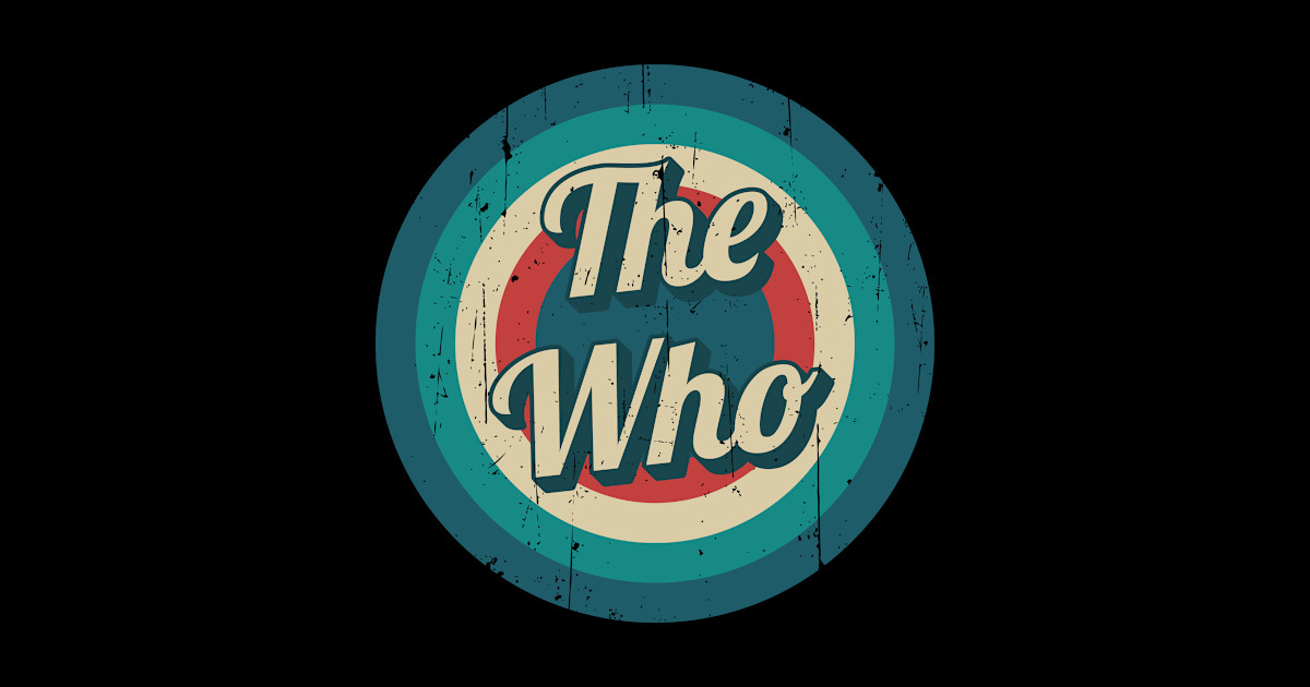 Circle Retro The Who - The Who - Sticker | TeePublic