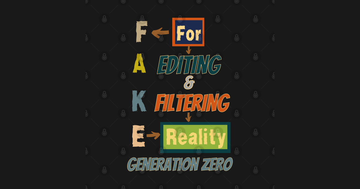 Fake Generation, Generation z - Generation Z - T-Shirt | TeePublic