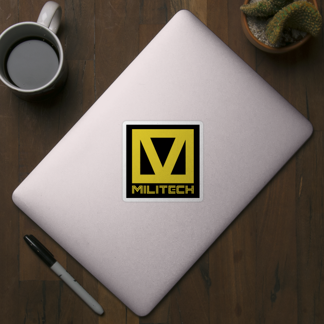 Cyberpunk Militech Logo - Cyberpunk - Sticker | TeePublic