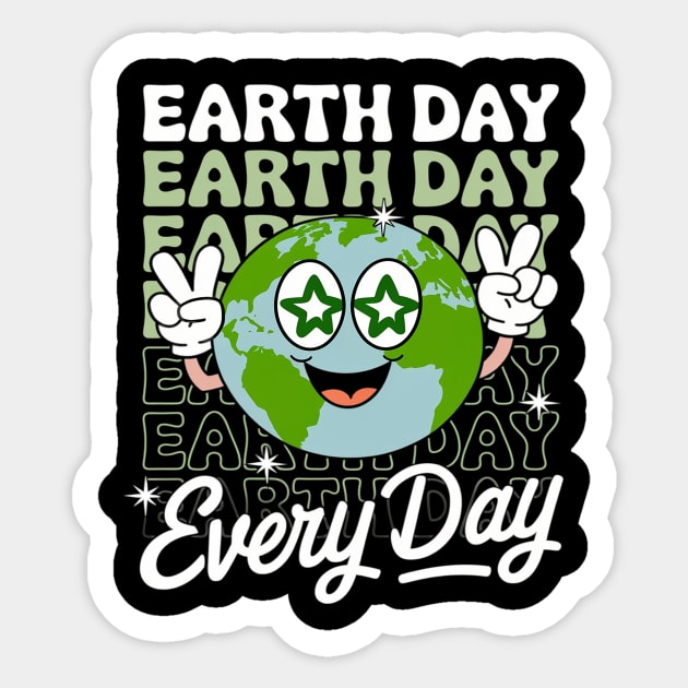 Groovy Earth Day Everyday Earth Day Women Girls Kids Boys - Groovy ...