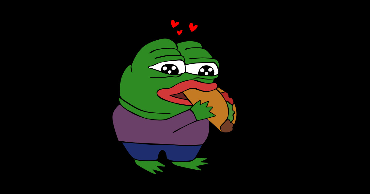 Pepe Taco Time - Pepe The Frog Meme - Sticker | TeePublic