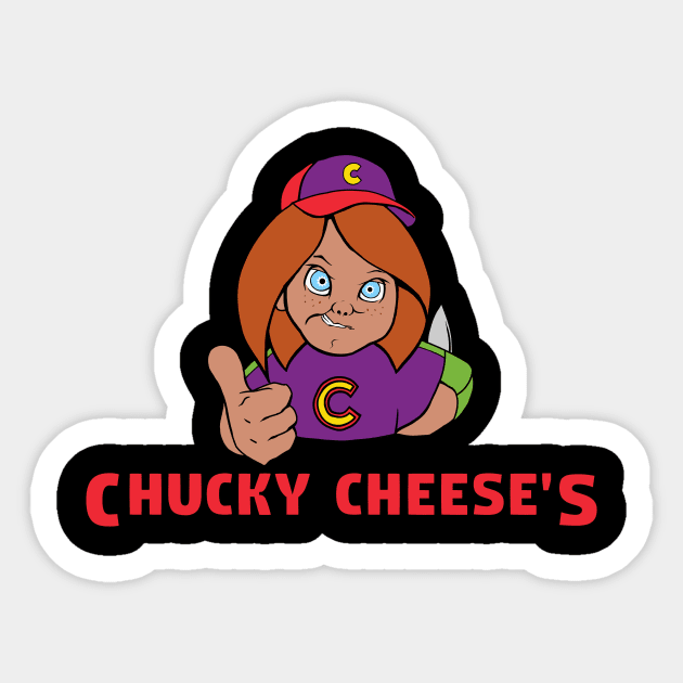 Chucky Cheese's - Chucky - Sticker | TeePublic