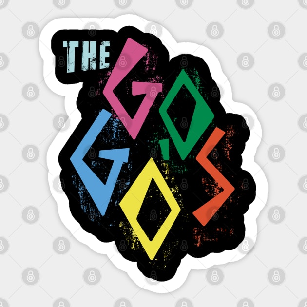 90s The Go-Go's - The Gogos - Sticker | TeePublic