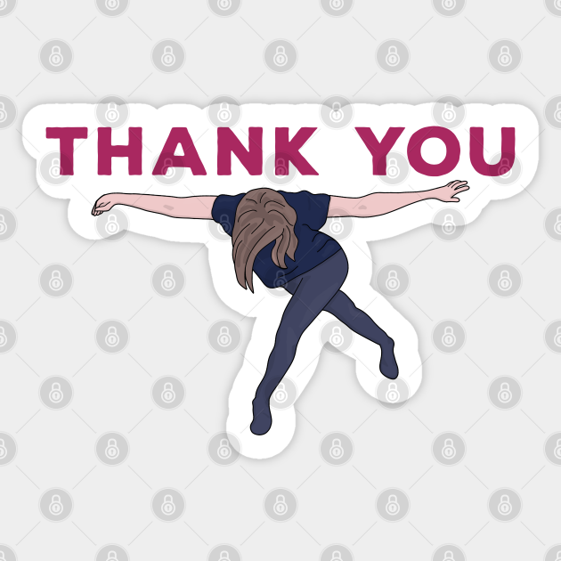 Thank You bowing funny meme - Thank You Gift - Sticker | TeePublic