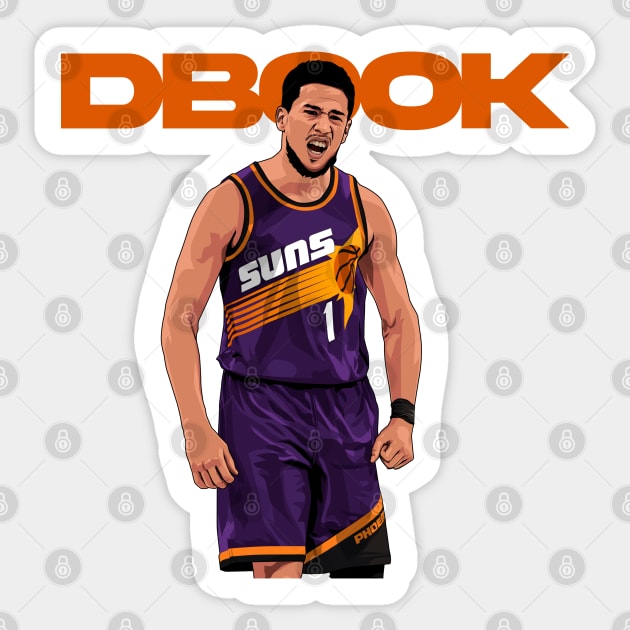 DBOOK - Devin Booker - Sticker | TeePublic