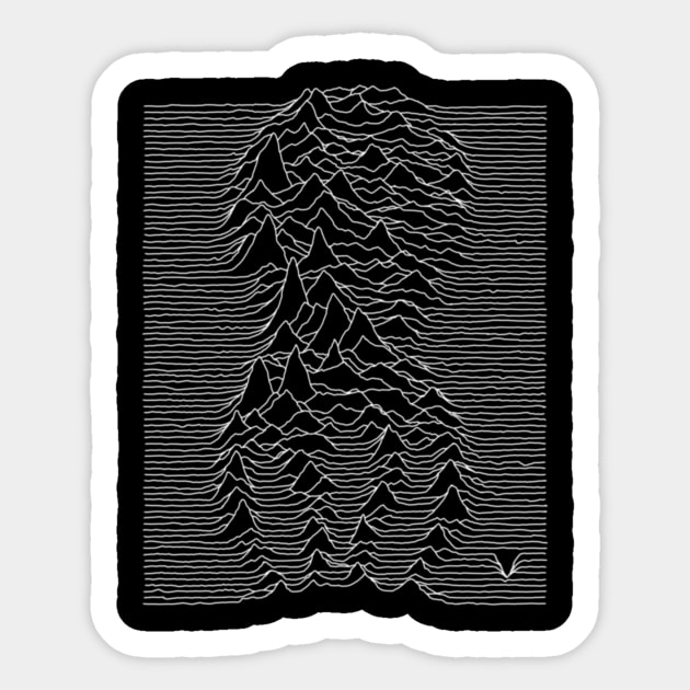 Tentacular Joy Division Unknown Pleasures - Joy Division - Sticker ...
