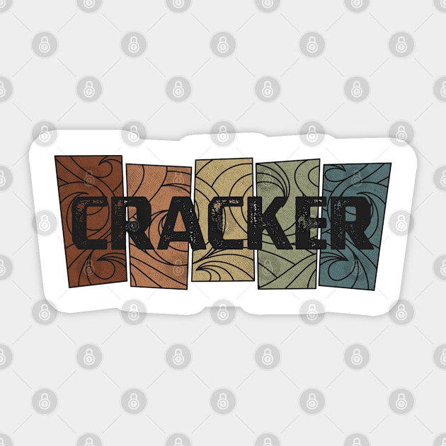 Cracker - Retro Pattern - Musician - Sticker | TeePublic
