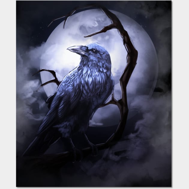 Midnight Raven - Raven - Posters and Art Prints | TeePublic